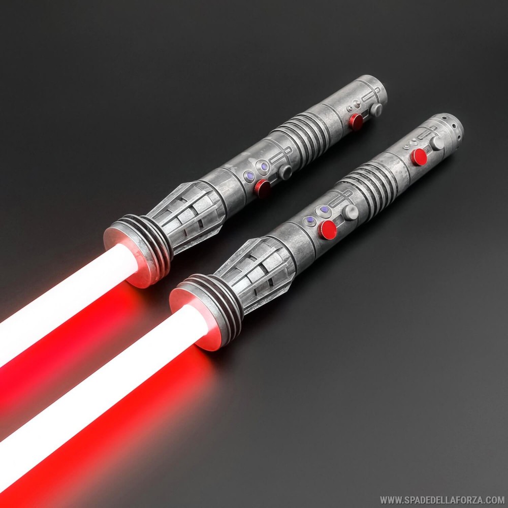Double replica combat lightsaber. Darth Maul aged version