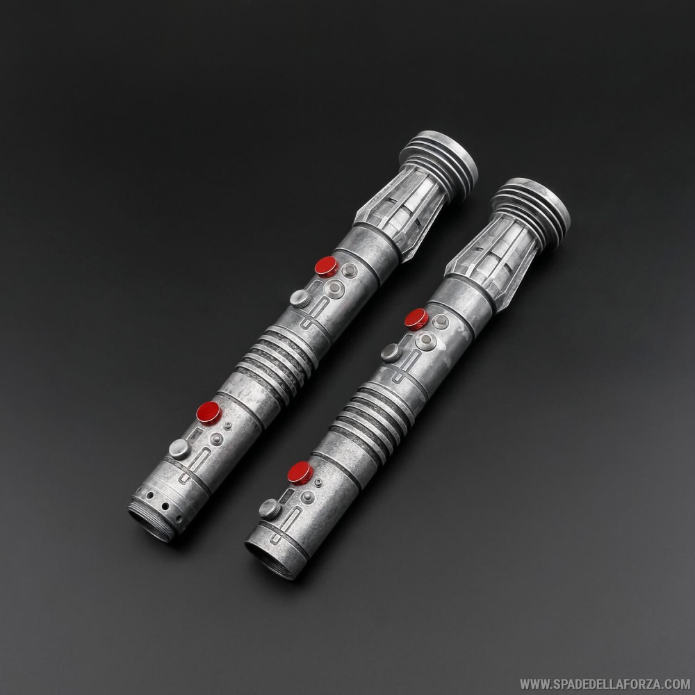 Double replica combat lightsaber. Darth Maul aged version