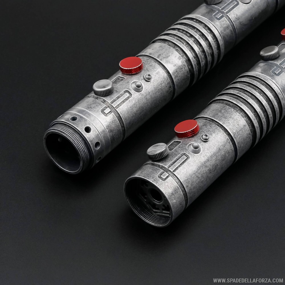 Double replica combat lightsaber. Darth Maul aged version