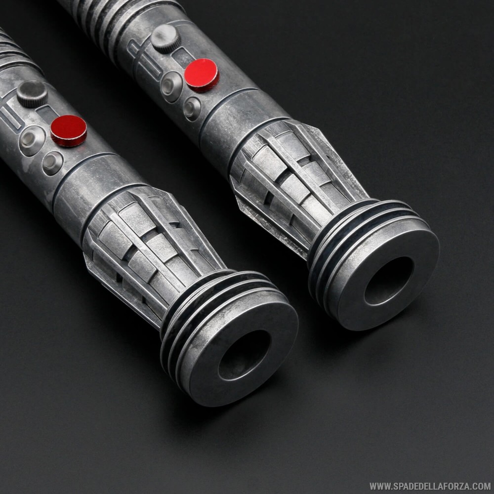 Double replica combat lightsaber. Darth Maul aged version