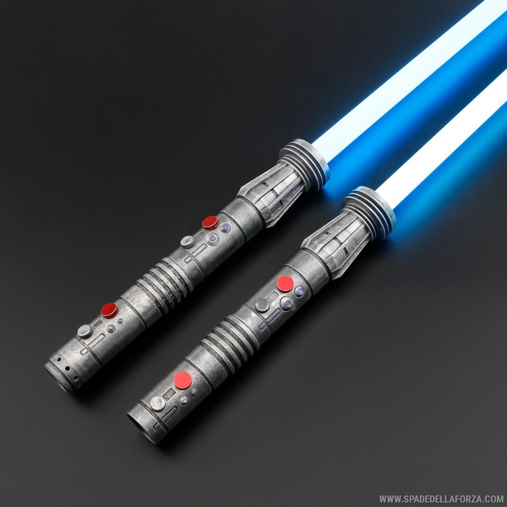 Double replica combat lightsaber. Darth Maul aged version