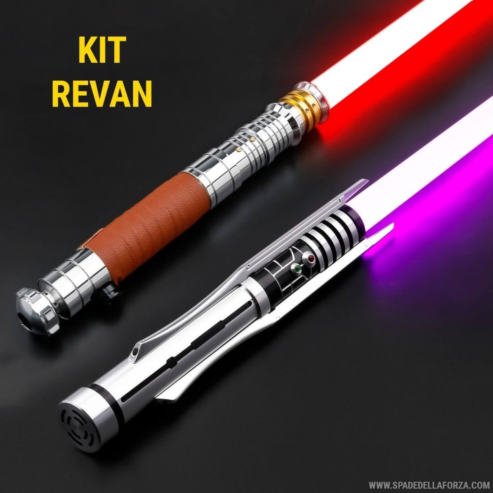 Kit di due Spade laser da combattimento replica. Revan RVJ e RVS